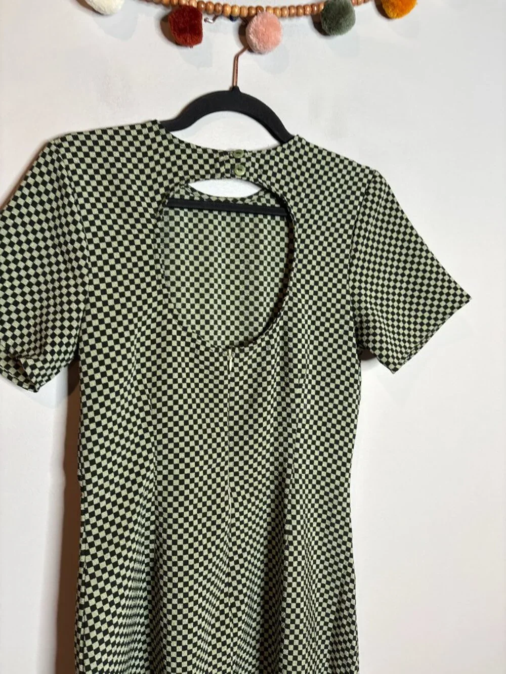 Lisa Says Gah | Dresses | Lisa Says Gah Green And Black Checkerboard ...